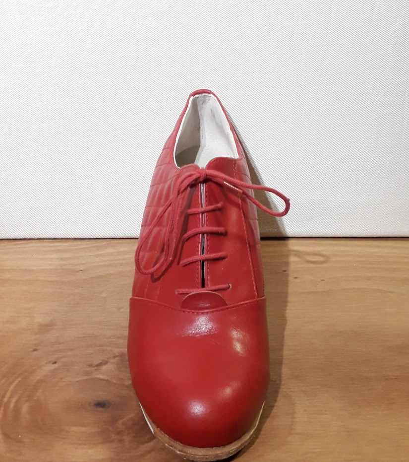 Zapato Profesional de Flamenco Guatiné II rojo | Alma Mora