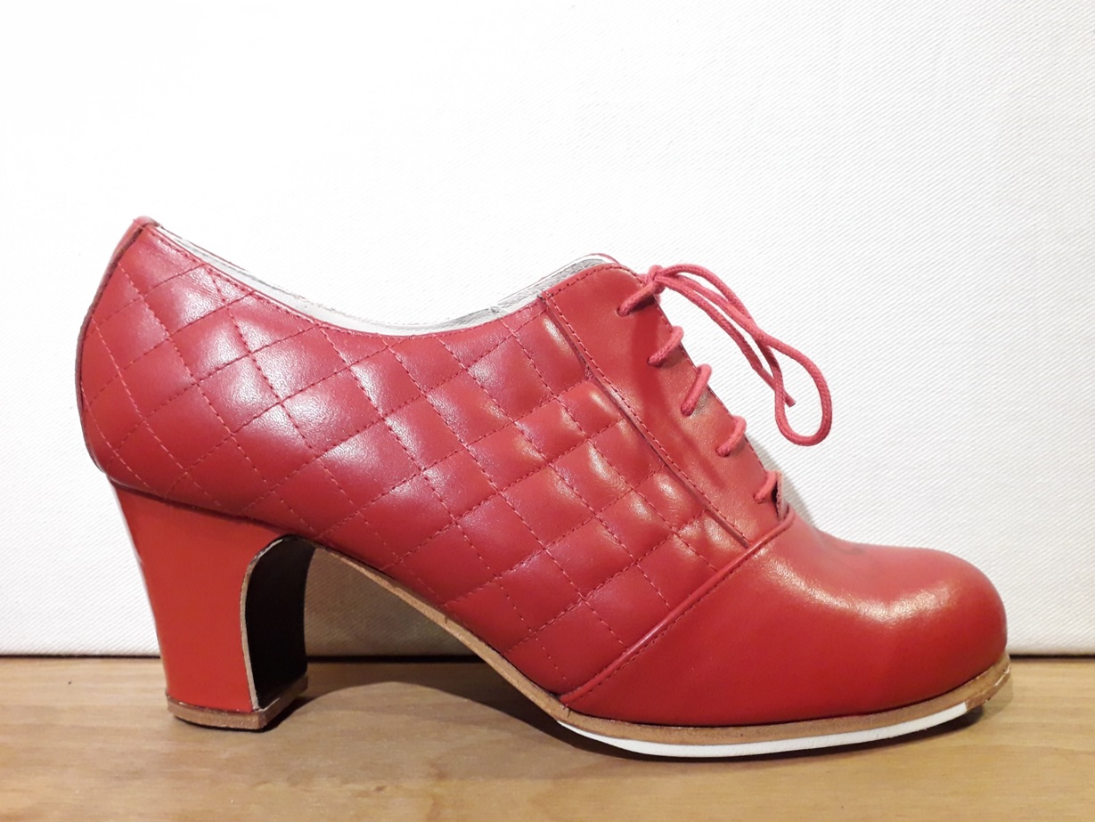 Zapato Profesional de Flamenco Guatiné II rojo | Alma Mora